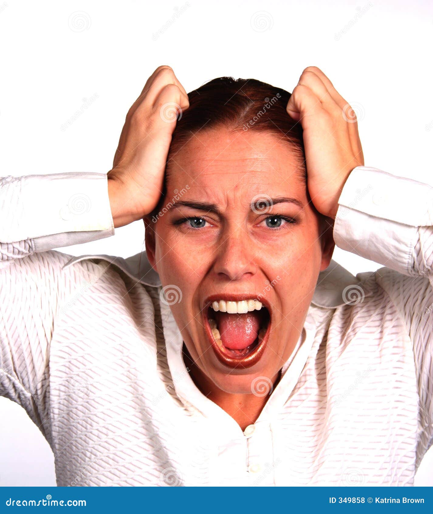 Frustrated Corporate Woman stock photo. Image of woman - 349858