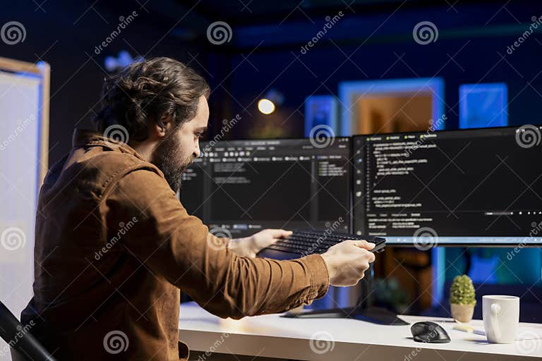 Frustrated Developer Ready To Smash Keyboard after Finding Code Errors ...