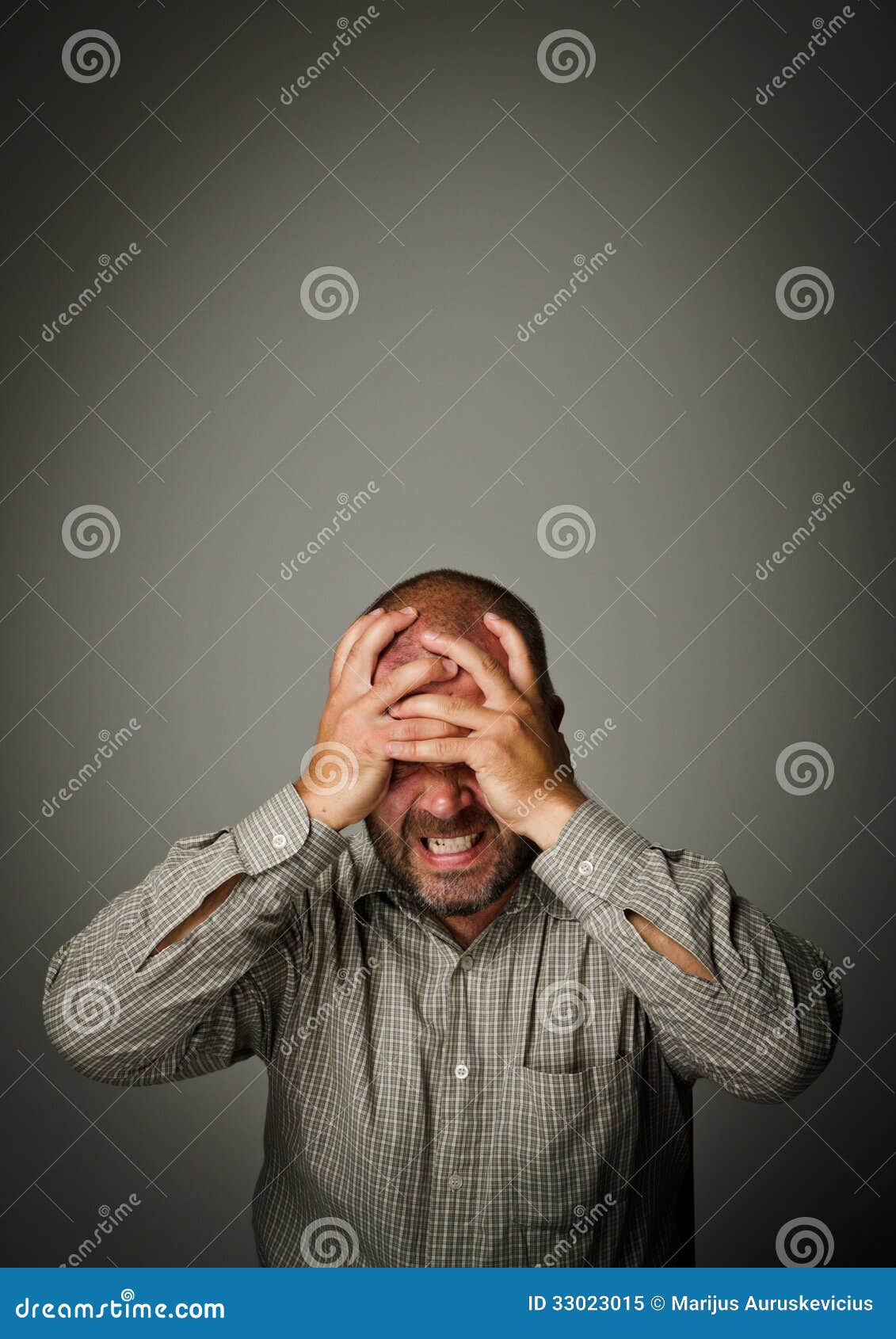 Frustrated stock image. Image of frustrated, hand, fluster - 33023015