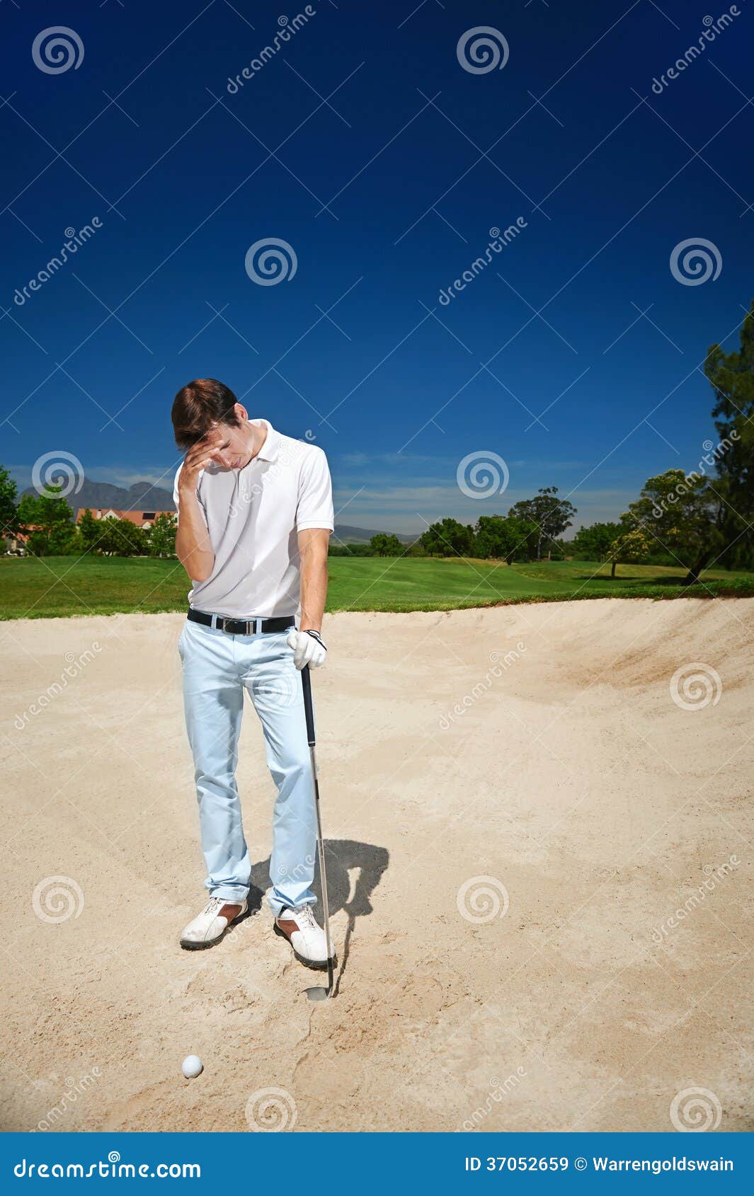 Frustrated golfer stock image. Image of anger, male, person - 37052659