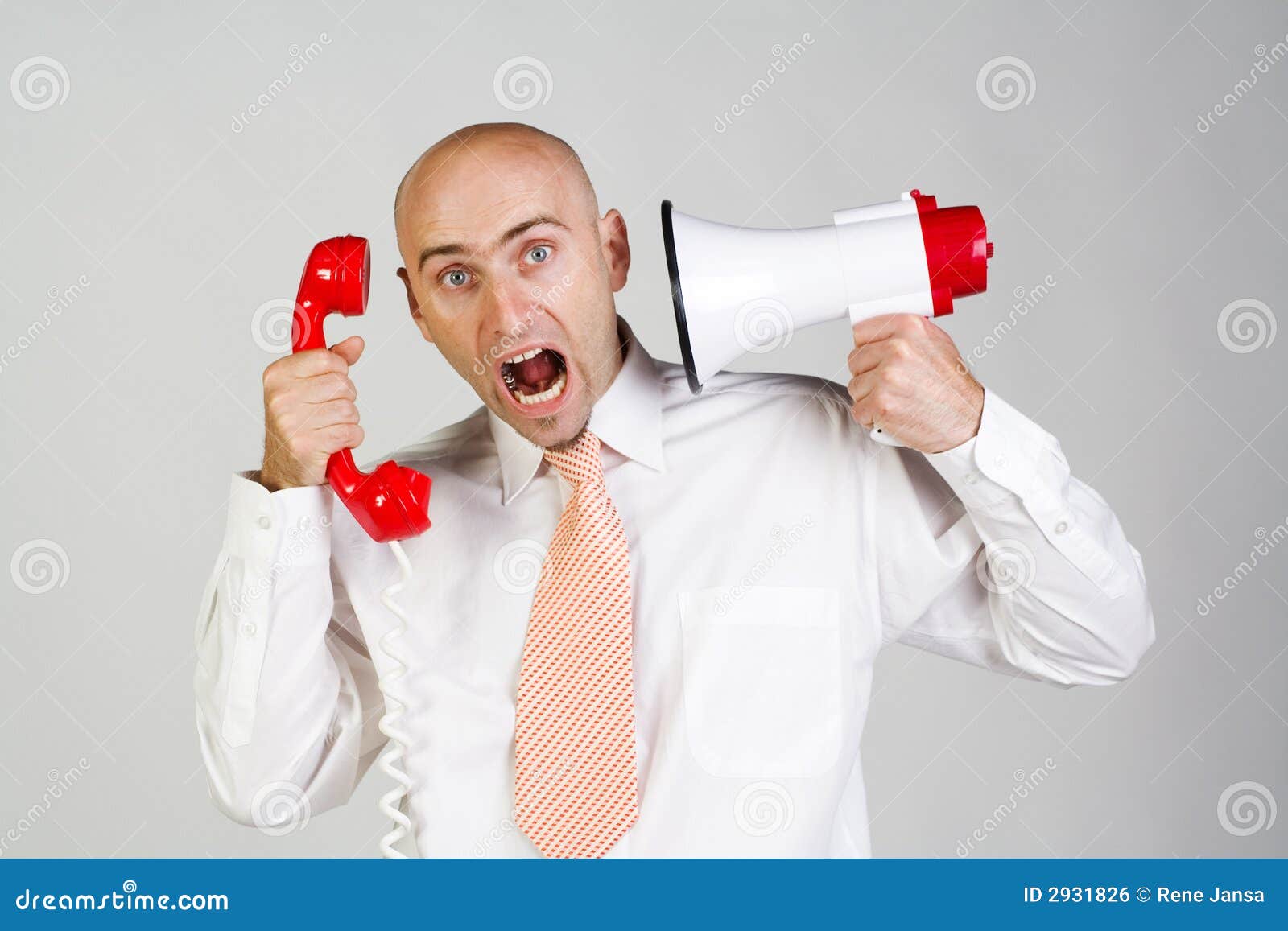 Frustrated man stock photo. Image of frustration, scream - 2931826