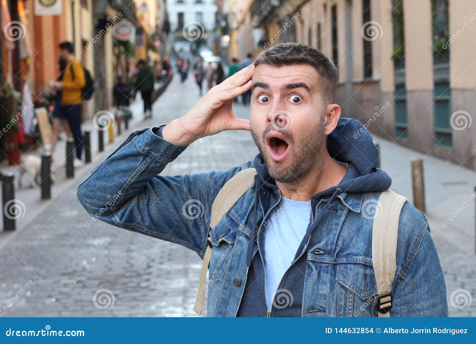 Frustrated Man Realizing a Failure Stock Photo - Image of casual ...