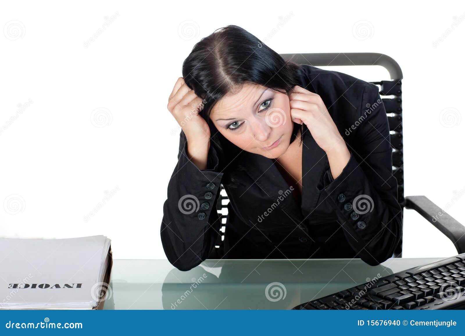 Frustrated office worker stock photo. Image of dejected - 15676940 Frustrated office worker stock photo. Image of dejected - 15676940