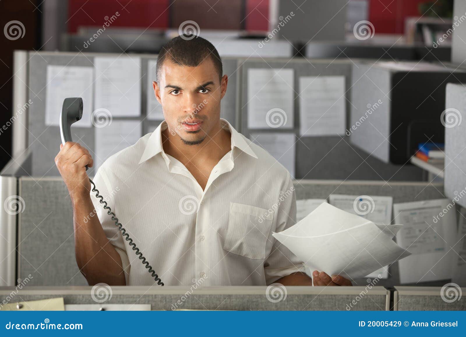 Frustrated Office Worker stock image. Image of business - 20005429