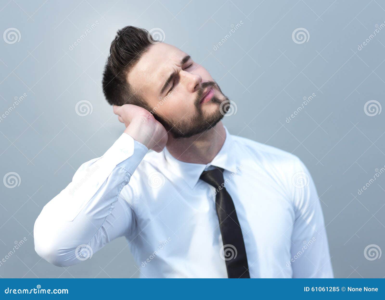 Frustrated with Problems Young Business Man Stock Image - Image of ...
