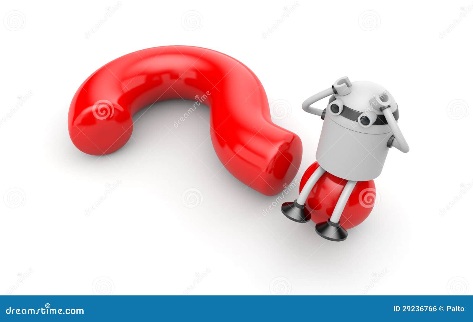 Frustrated robot stock illustration. Illustration of cyber - 29236766