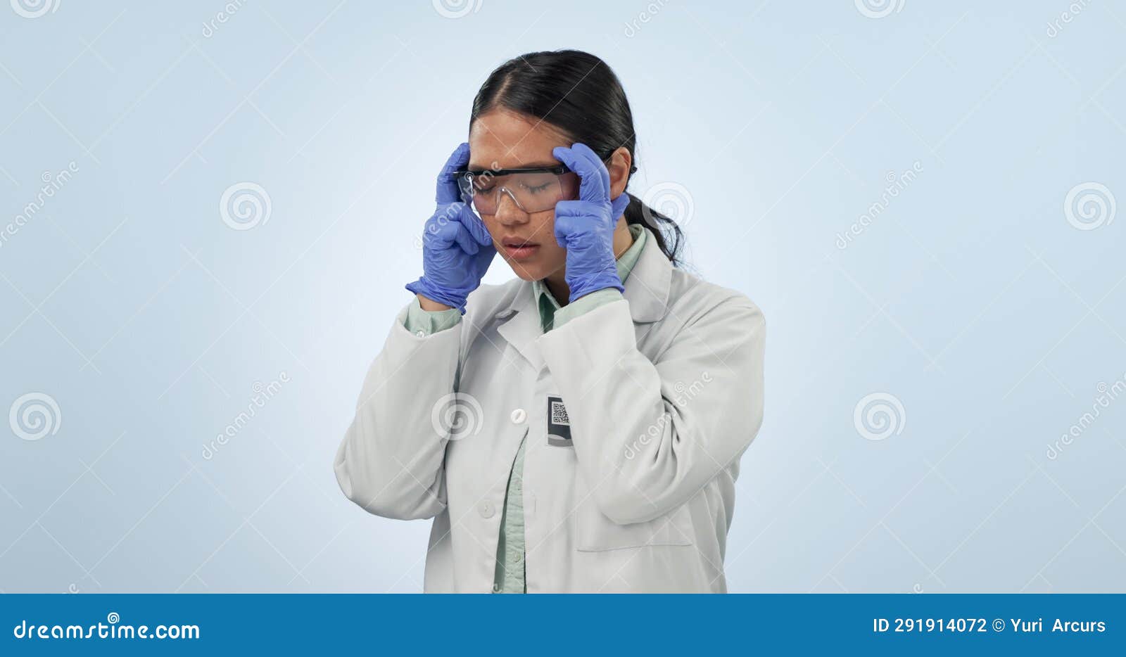 Frustrated, Scientist and Anxiety from Thinking of Mistake, Fail or ...