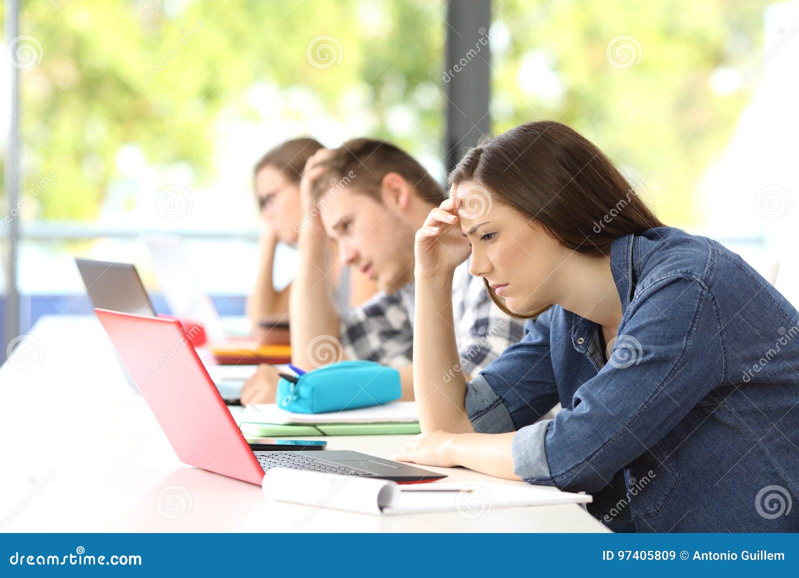 Frustrated Students Learning