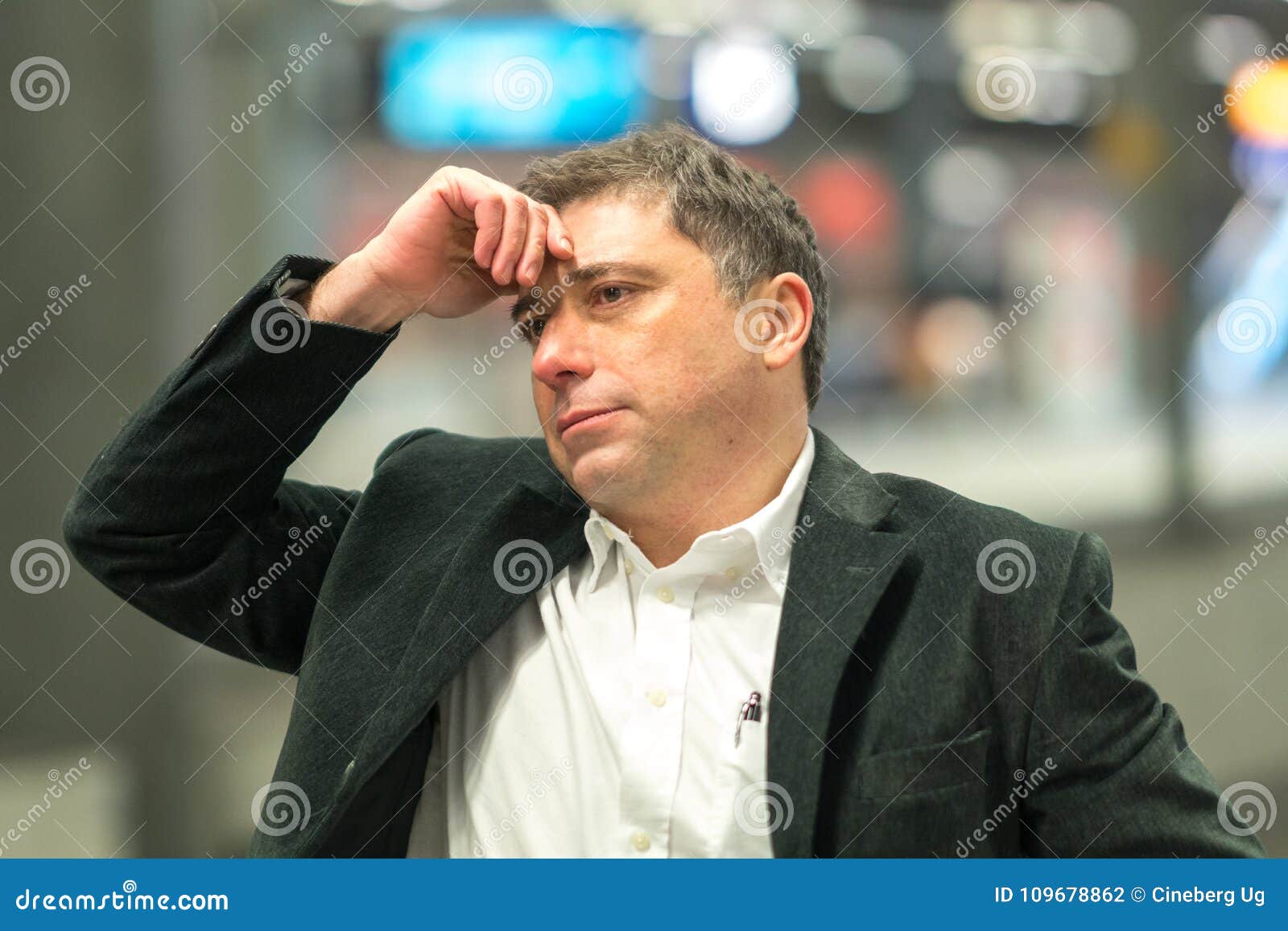 Frustrated Traveller Missing His Train Stock Photo - Image of passenger ...