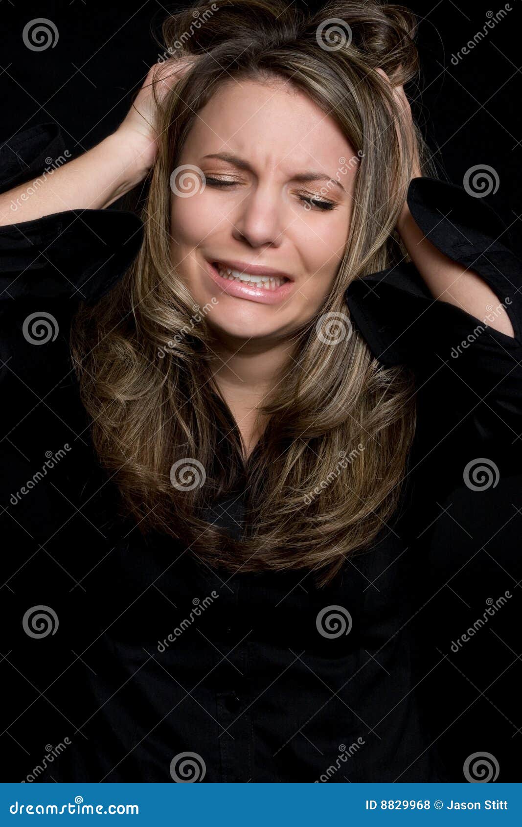 Frustrated Woman stock photo. Image of people, beautiful - 8829968