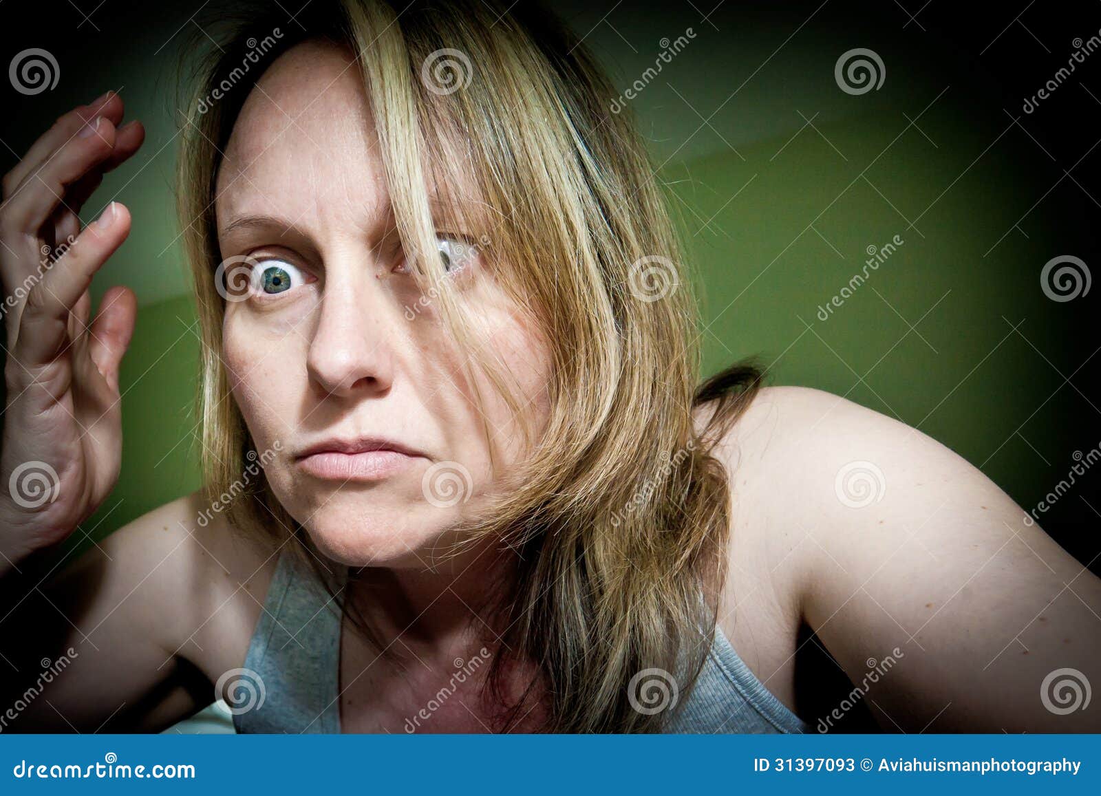 Frustrated Woman stock image. Image of brunette, emotion - 31397093