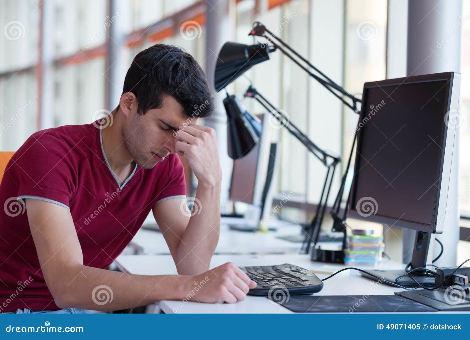 Frustrated Young Business Man Stock Image - Image of expression ...