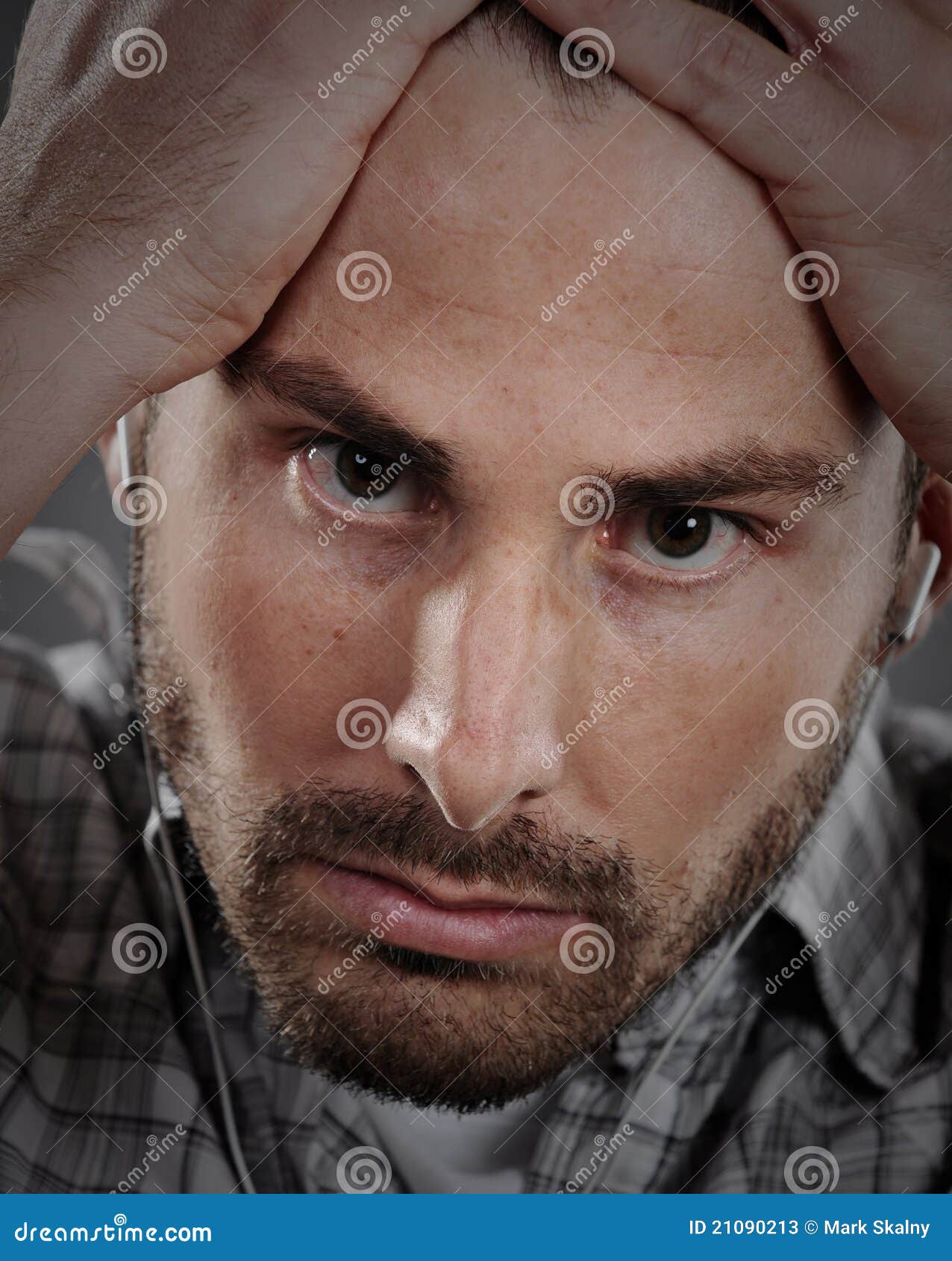Frustrated young man stock image. Image of frustrated - 21090213
