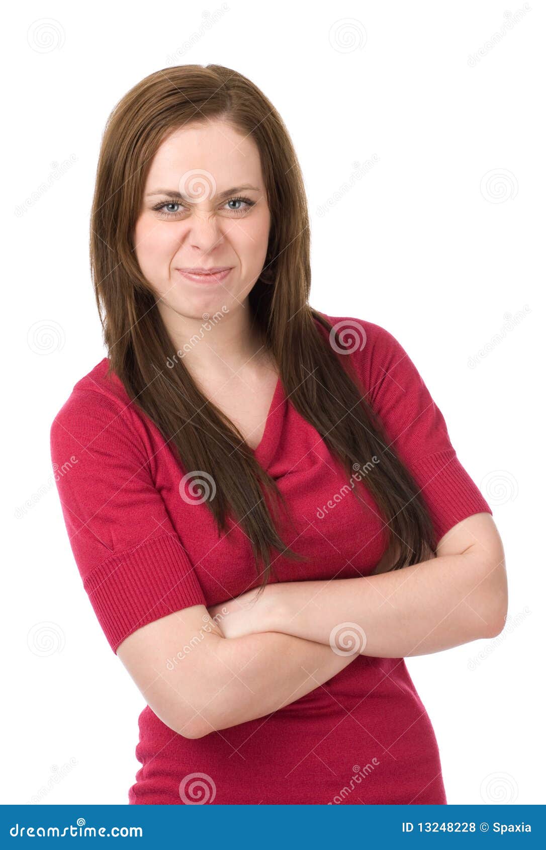 Frustrated young woman stock photo. Image of cheerful - 13248228