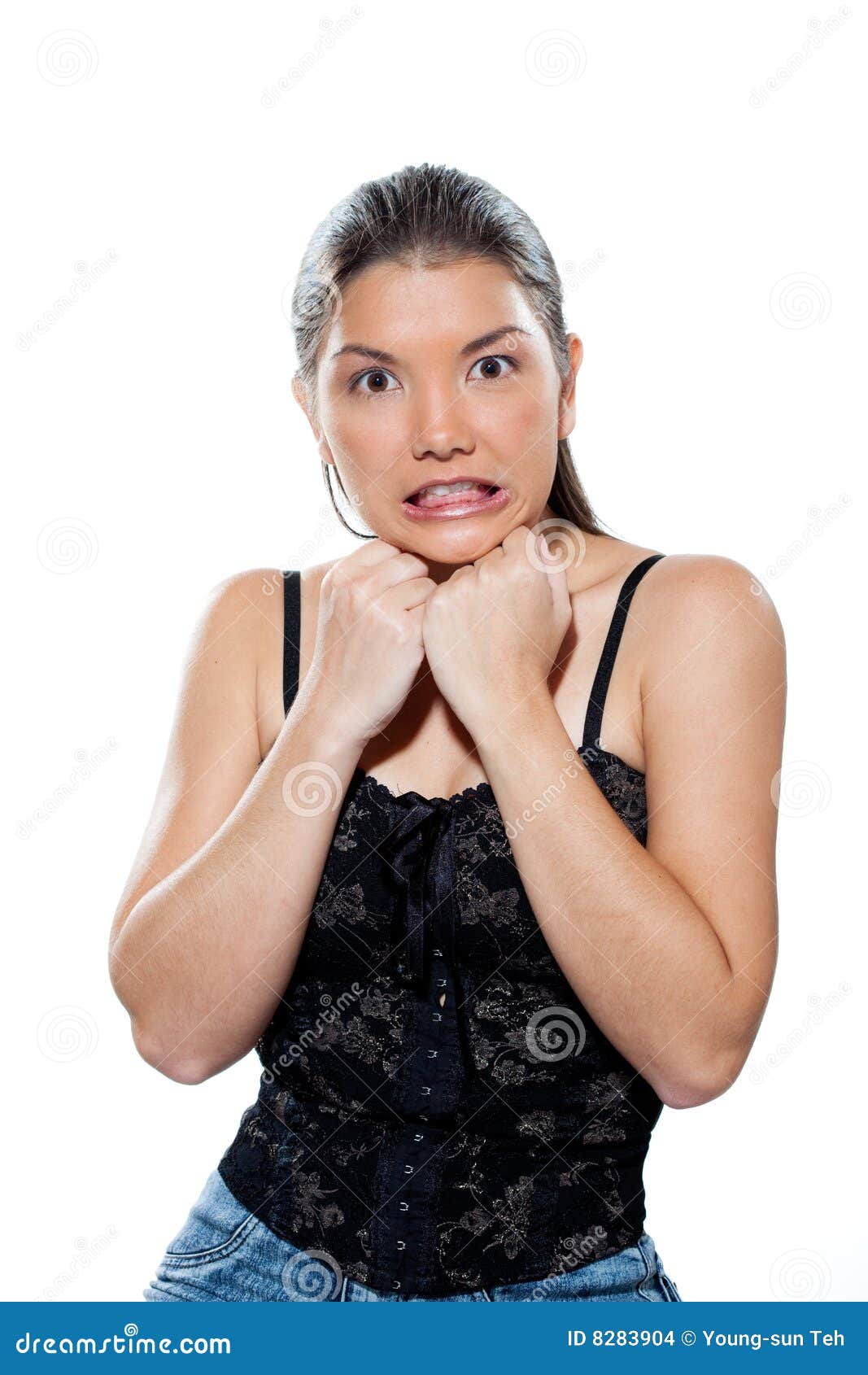 Frustrated young woman stock photo. Image of healthy, adult - 8283904