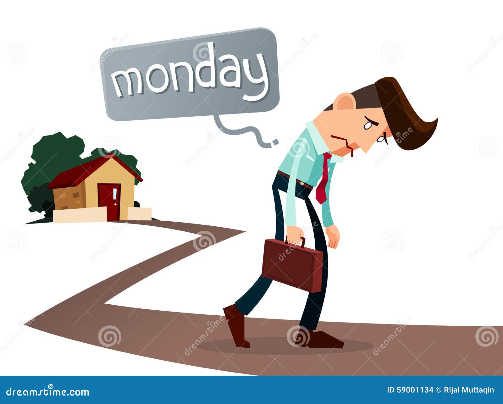 Frustrated young worker stock vector. Illustration of employee - 59001134