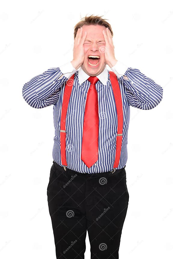 Frustratie stock foto. Image of frustratie, mededeling - 31135962