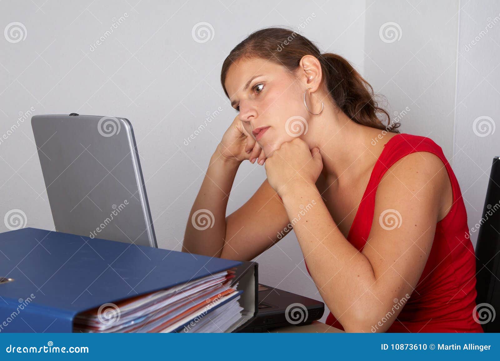 Frustration stock photo. Image of businesswoman, computer - 10873610