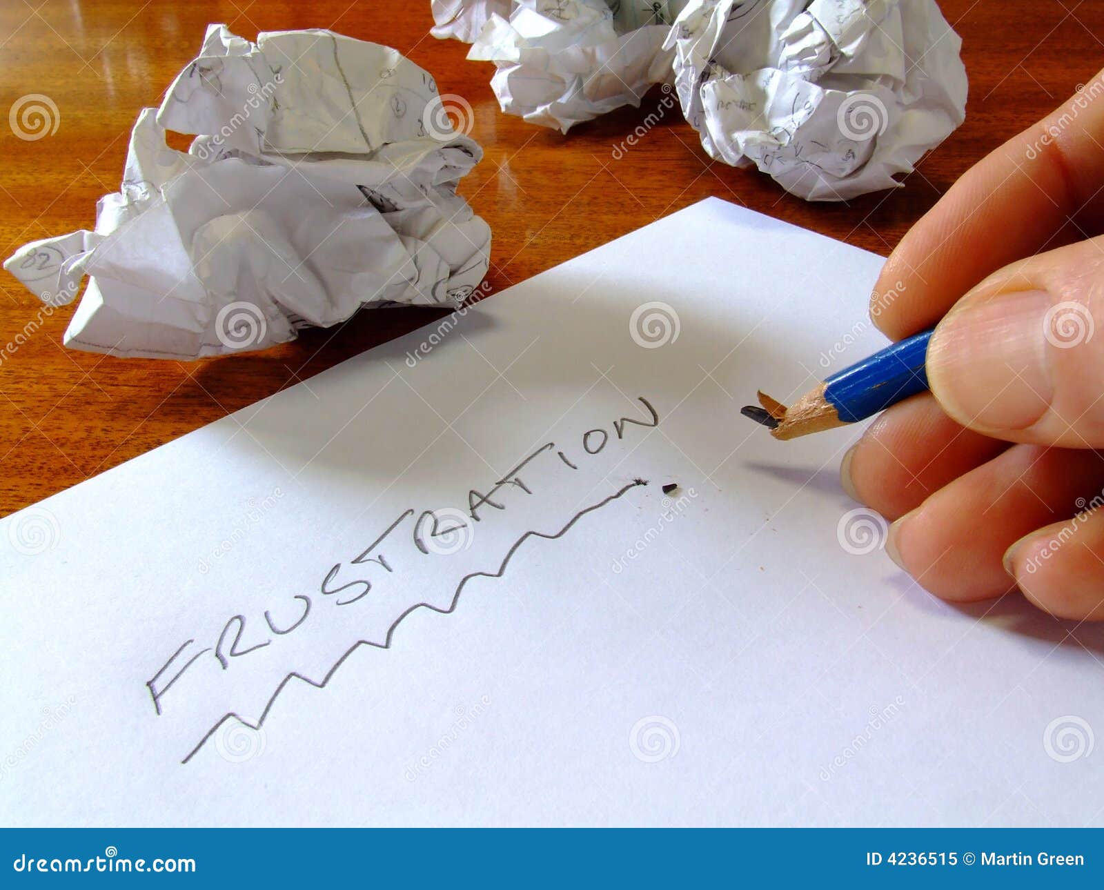 Frustration stock image. Image of attempting, blank, composing - 4236515