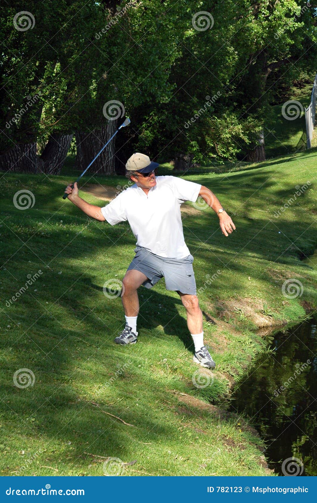 Frustration stock image. Image of grass, nature, shorts - 782123