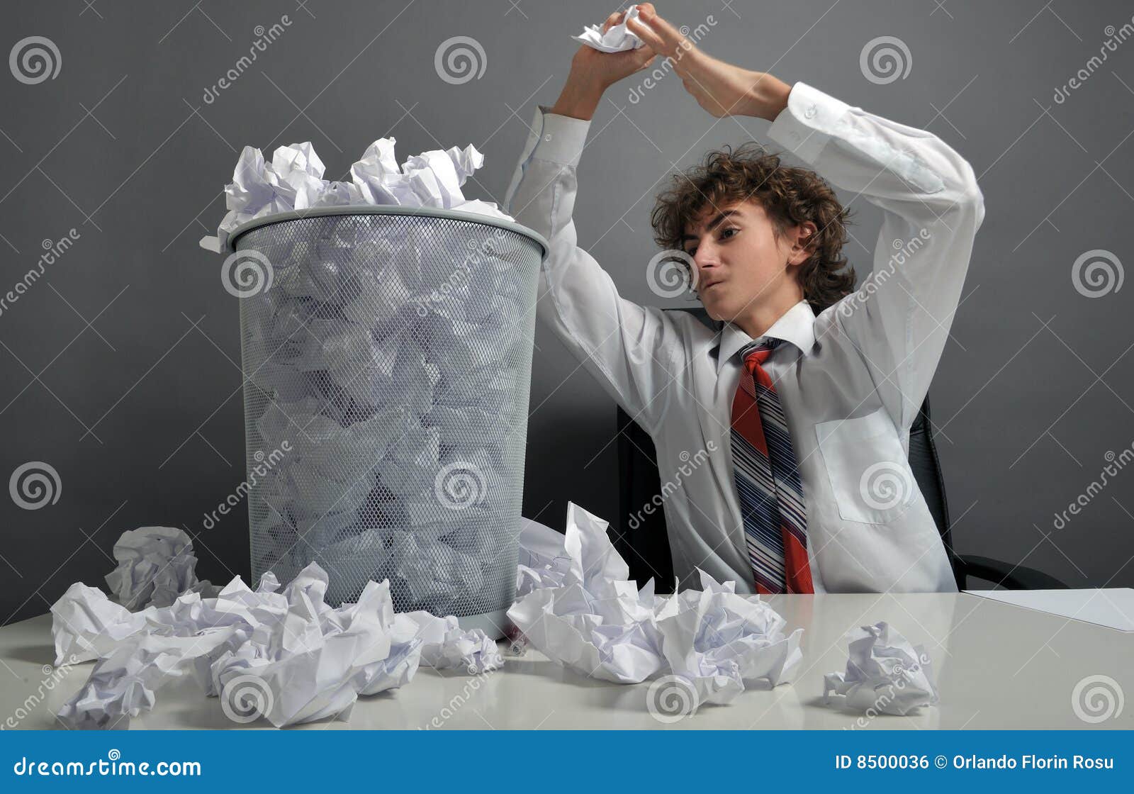 Frustration stock photo. Image of young, work, school - 8500036