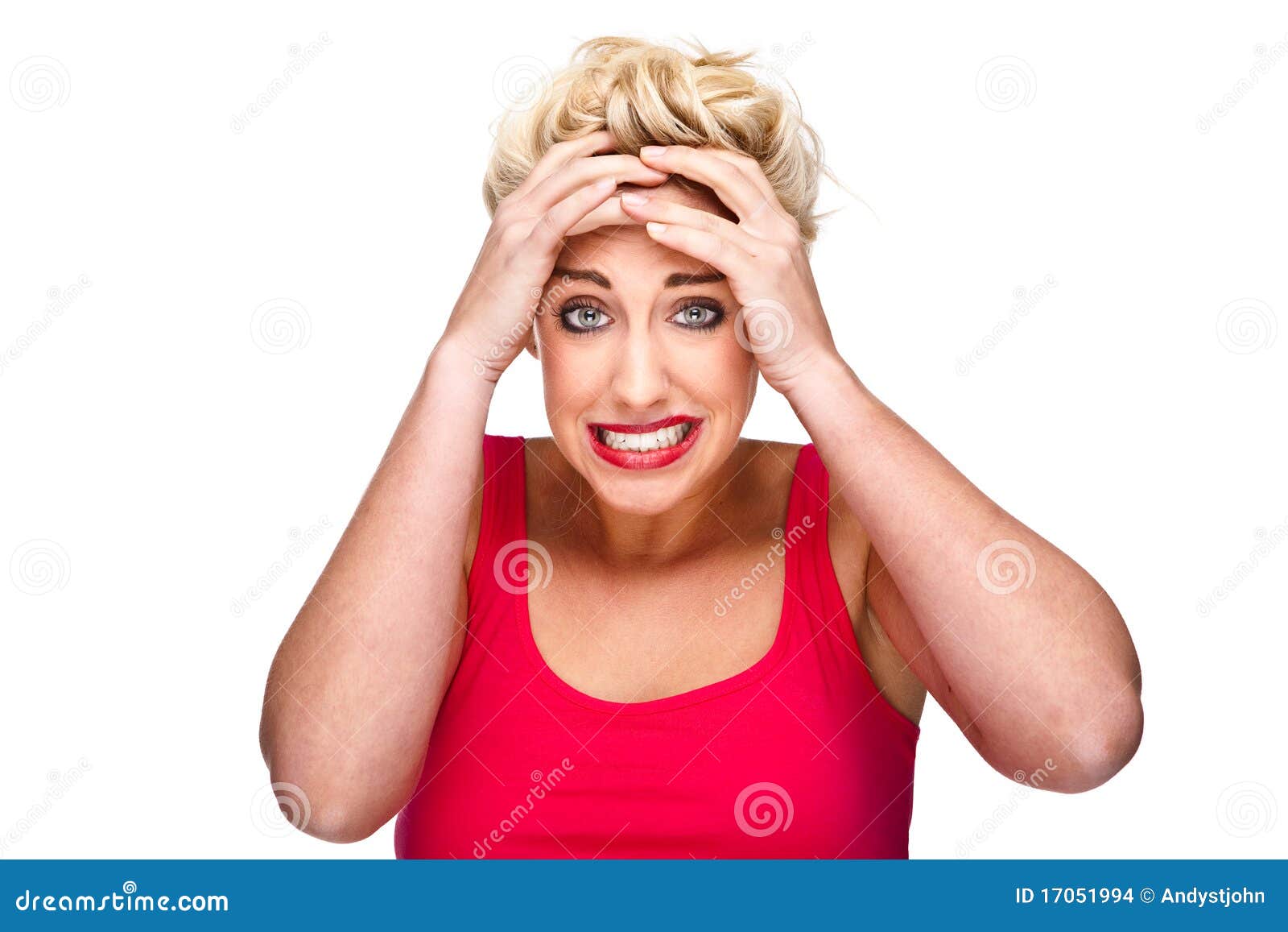 Frustration, Stress and Confusion Stock Photo - Image of beautiful ...