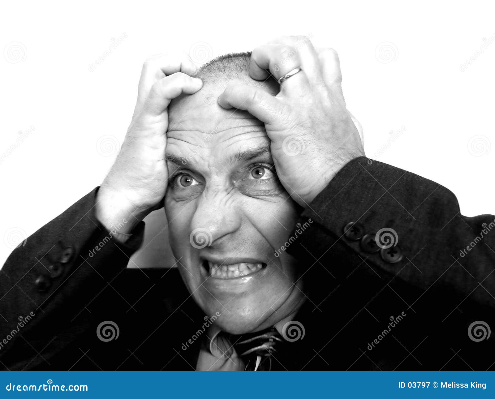 Frustrato sul lavoro immagine stock. Immagine di corporativo - 3797