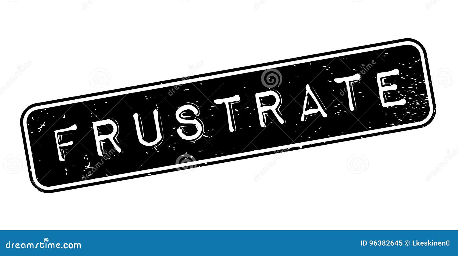 Frustrieren Sie Stempel vektor abbildung. Illustration von störung ...