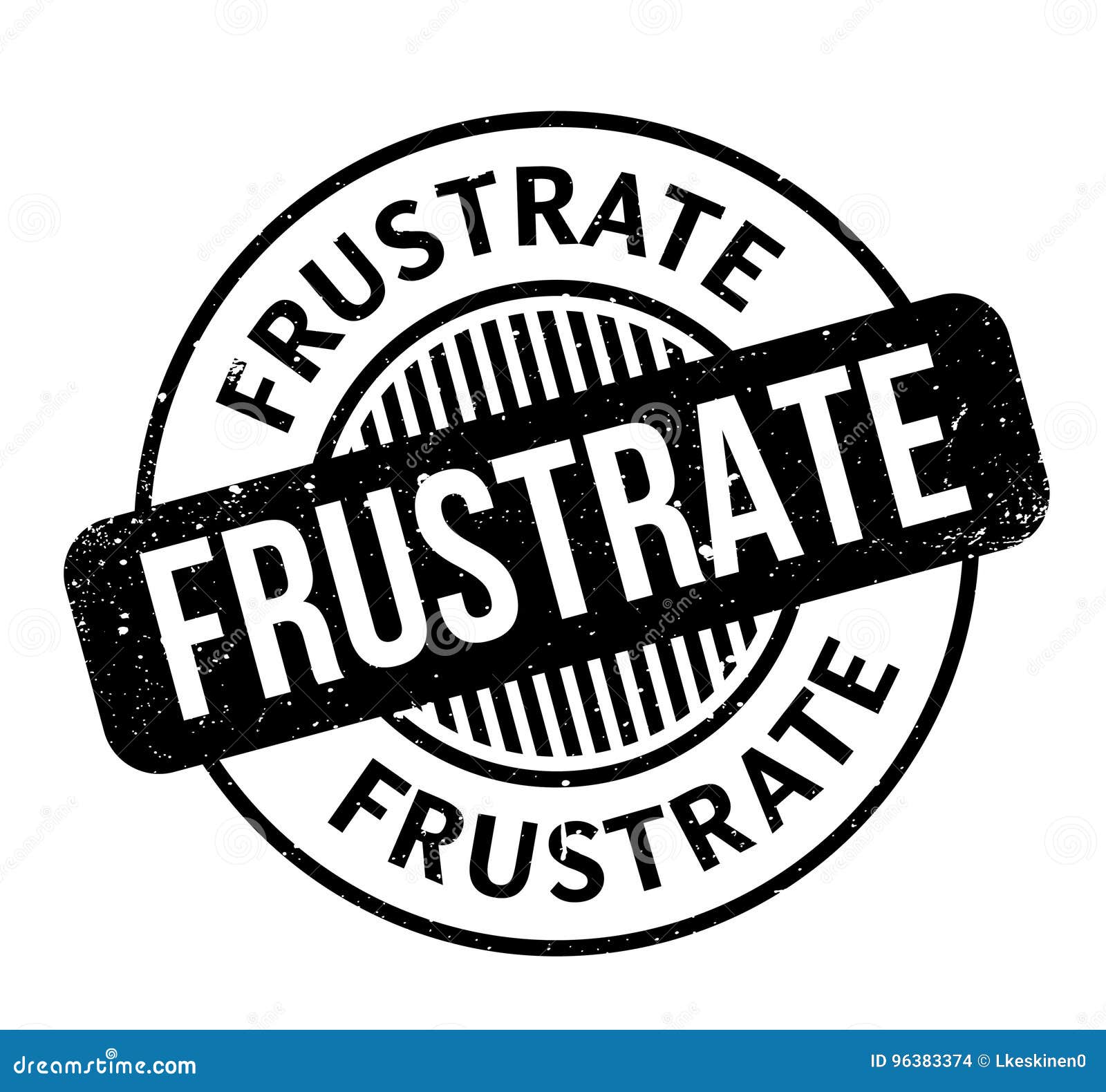 Frustrieren Sie Stempel vektor abbildung. Illustration von marke - 96383374