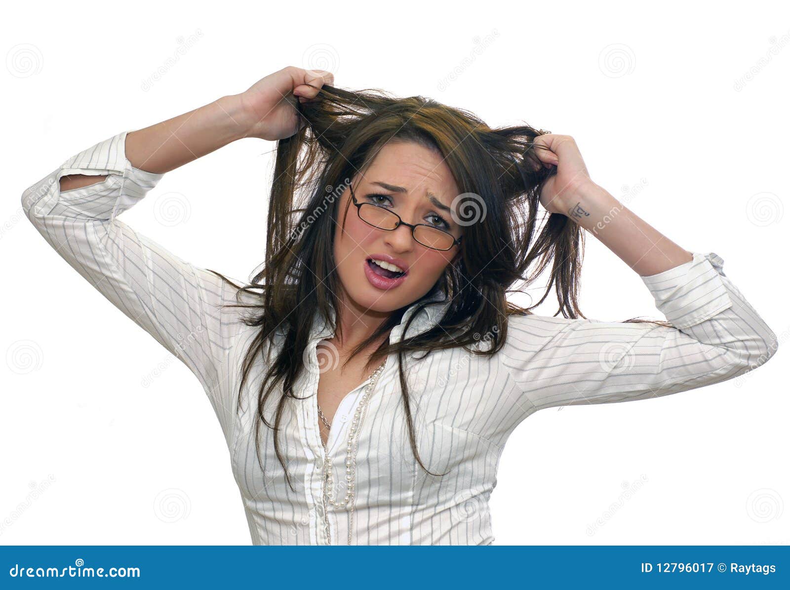 Frustrierte Frau stockbild. Bild von weiblich, vereiteln - 12796017