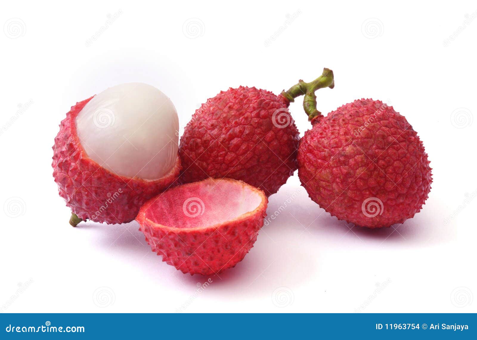 Fruta de Lychee foto de archivo. Imagen de corteza, delicioso - 11963754