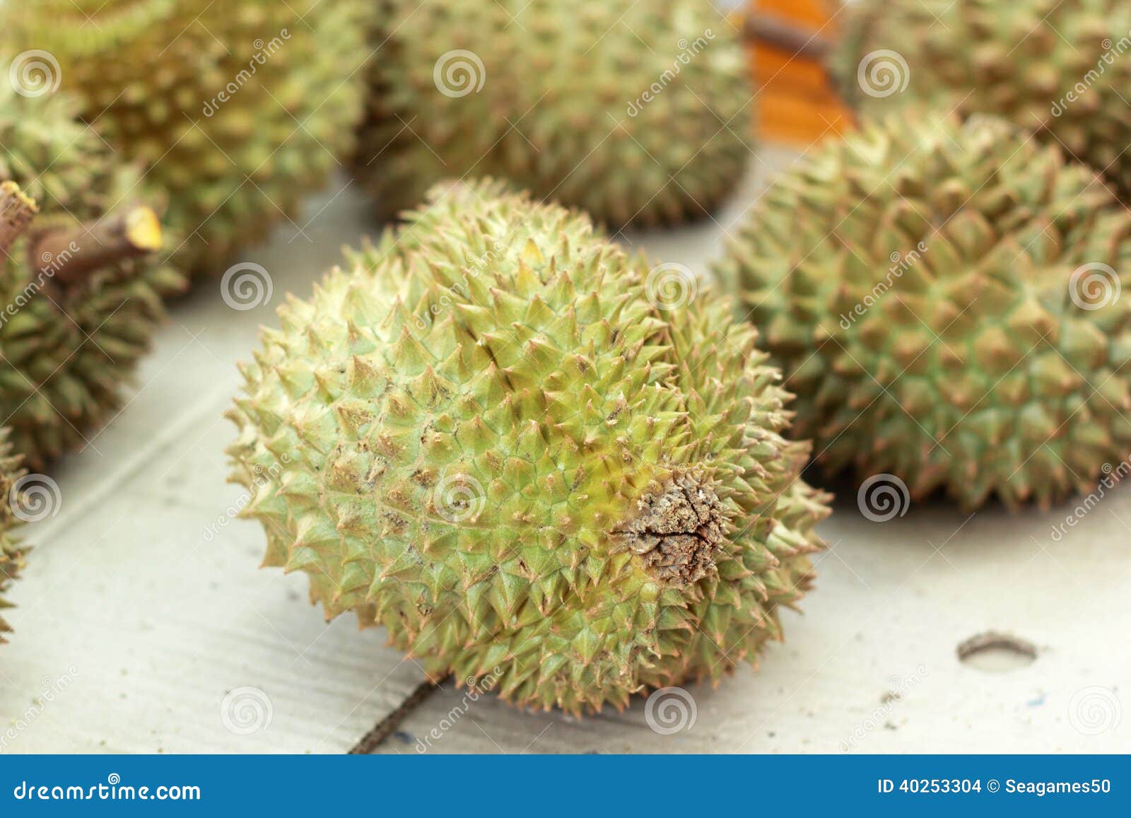 Fruta Del Durian En El Mercado Foto de archivo - Imagen de pelado ...