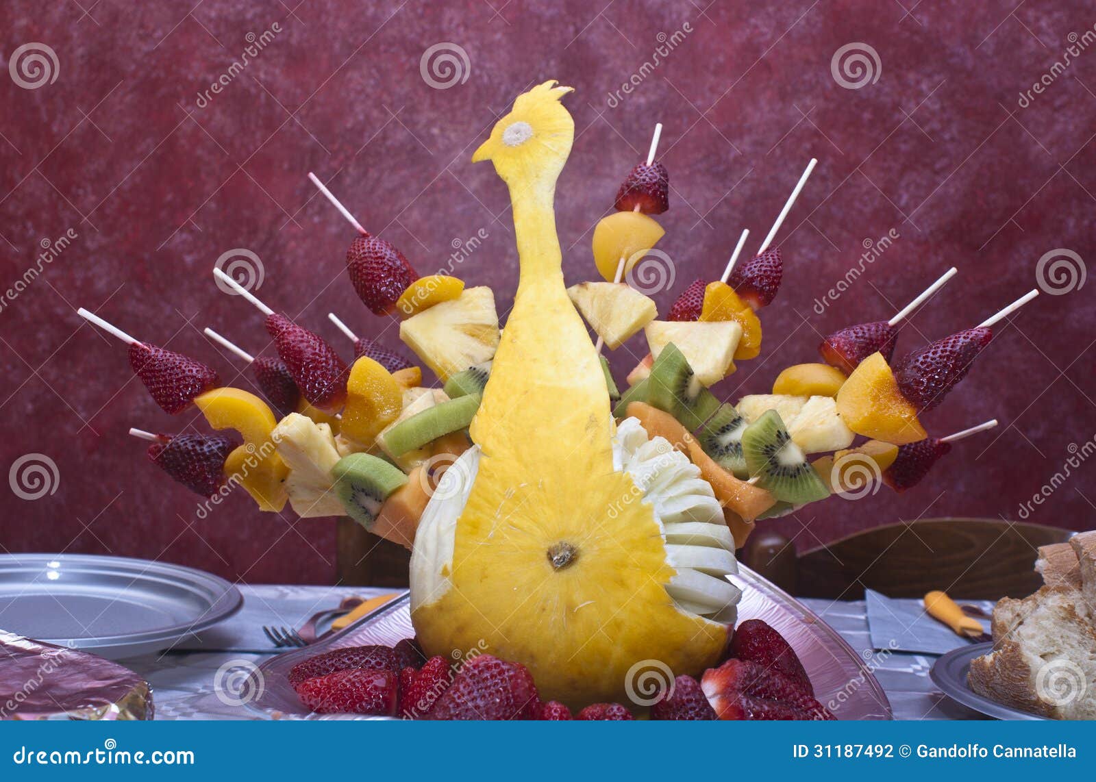 Fruta Del Pavo Real Fotografía de archivo - Imagen: 31187492