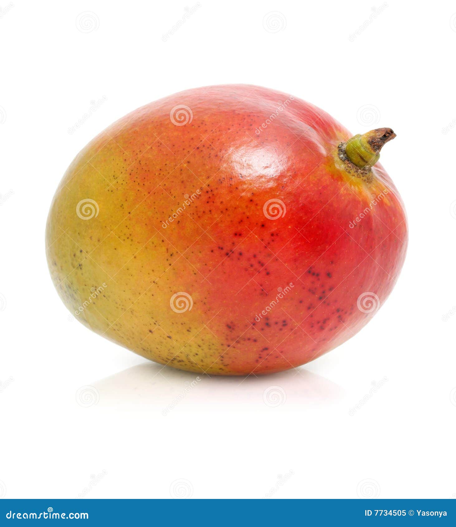 Fruta Fresca Da Manga Isolada No Branco Imagem de Stock - Imagem de ...