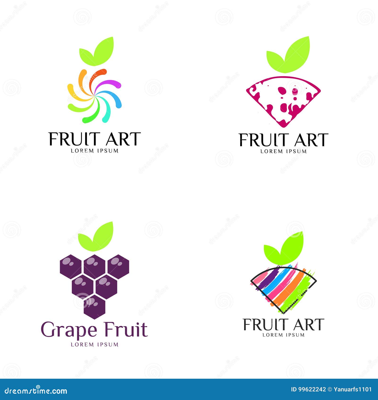 Fruta fresca Logo Vector ilustración del vector. Ilustración de ...