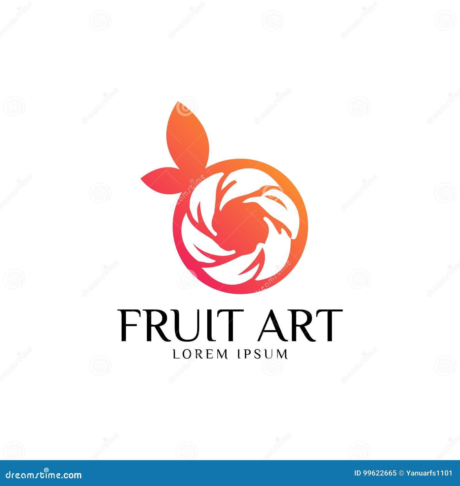 Fruta fresca Logo Vector ilustración del vector. Ilustración de granja ...