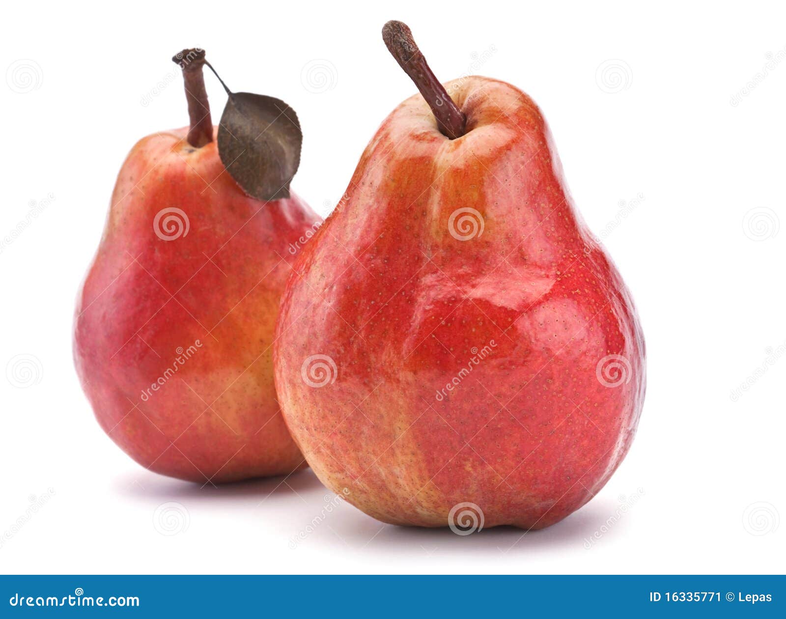 Fruta roja de la pera imagen de archivo. Imagen de crudo - 16335771