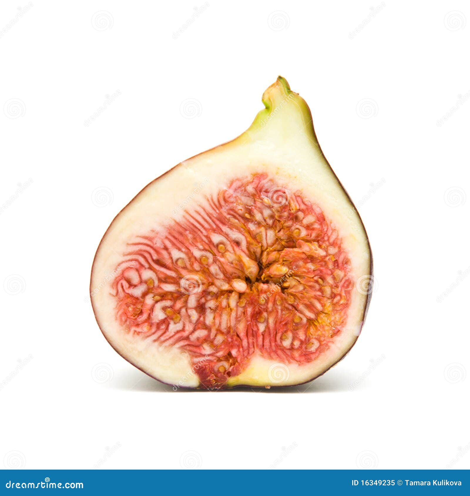 Fruta Roxa Madura Do Figo Meia, Imagem de Stock - Imagem de isolado ...