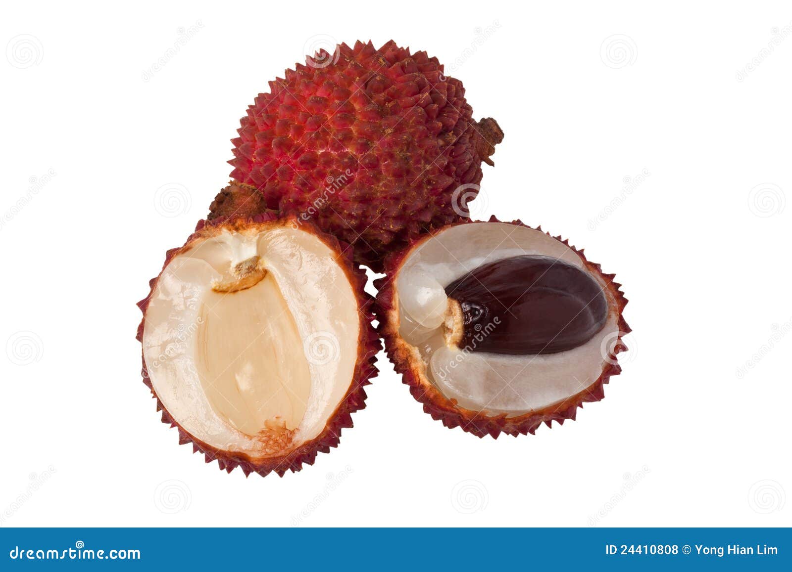 Fruta tropical - Lychee foto de archivo. Imagen de jugoso - 24410808