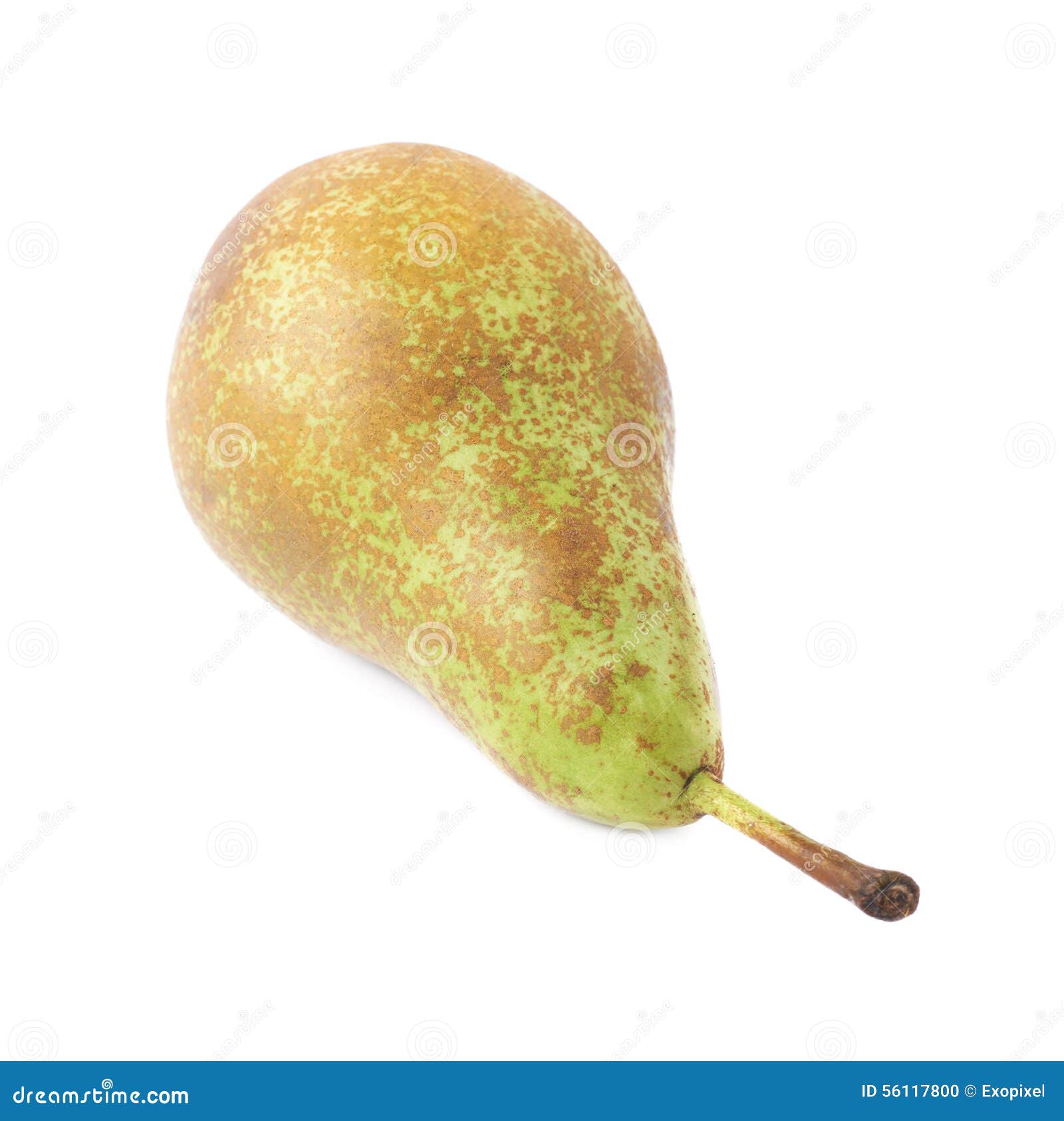 Fruta Verde De La Pera Aislada Foto de archivo - Imagen de cubo, maduro ...