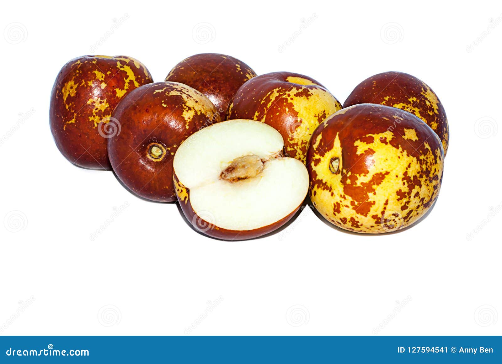 Frutas De La Azufaifa Aisladas En Blanco Imagen de archivo - Imagen de ...