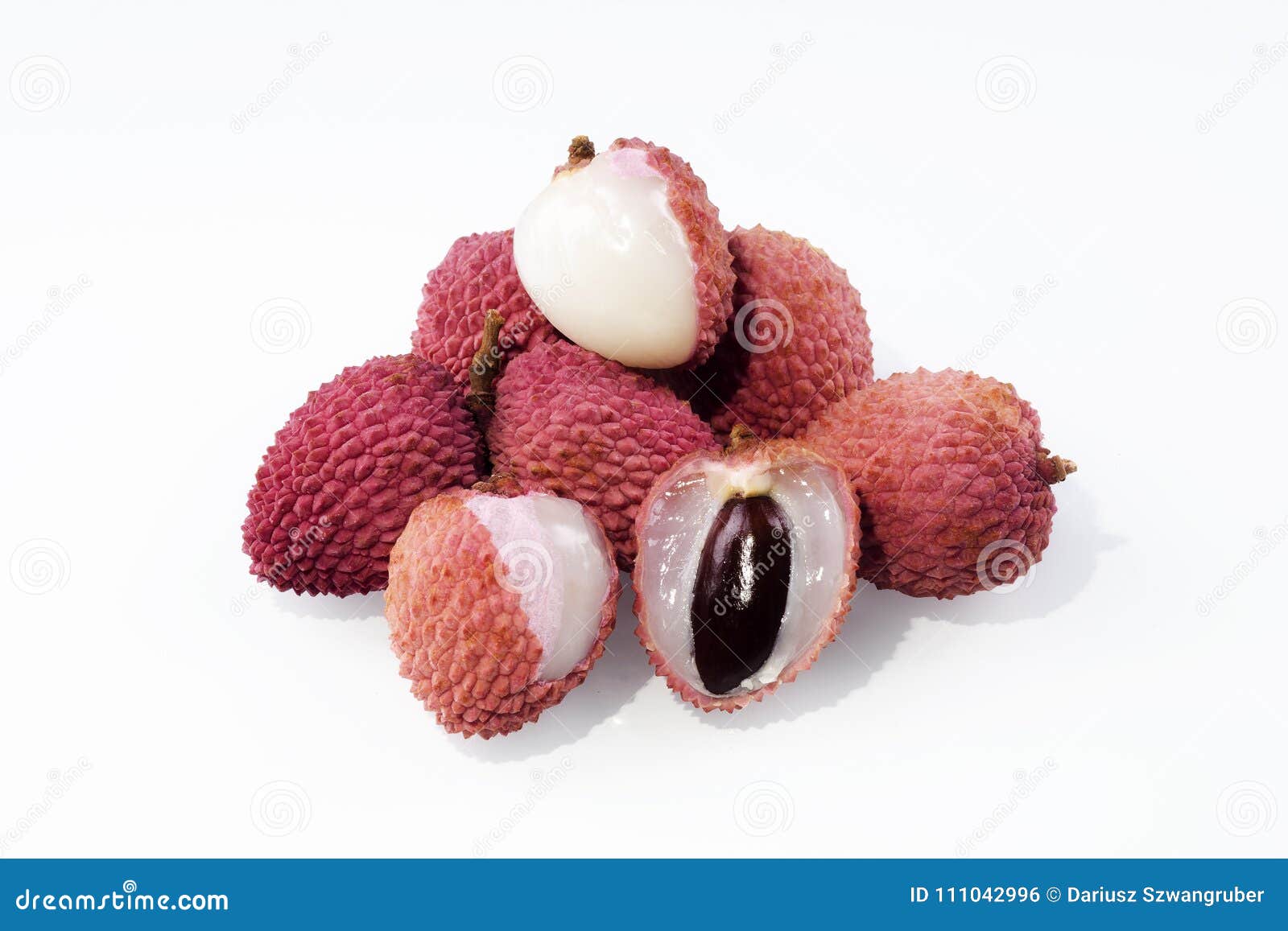Frutas De Lychee En El Fondo Blanco Foto de archivo - Imagen de consuma ...