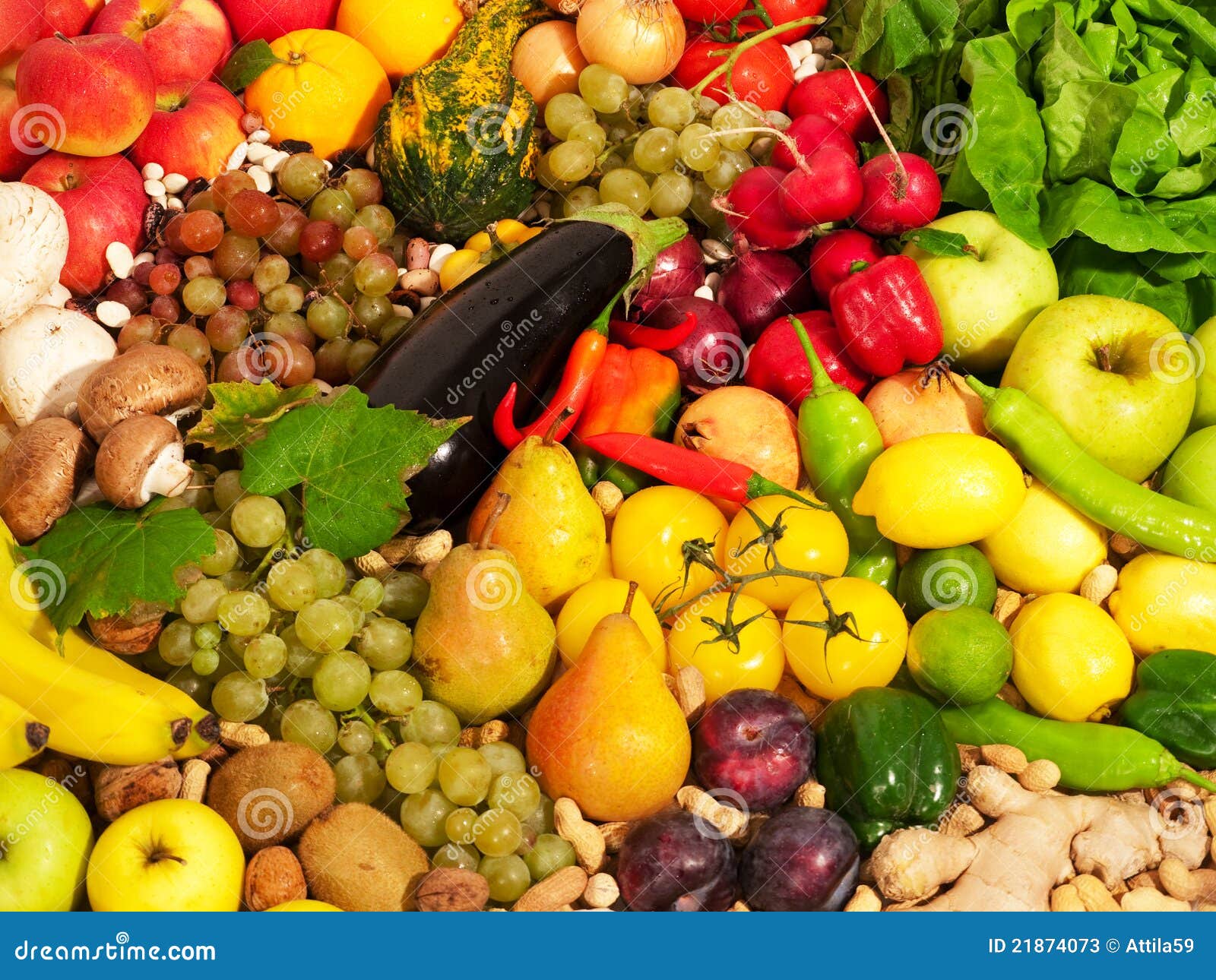Frutas E Verdura Misturadas Imagem de Stock - Imagem de marrom, verde ...