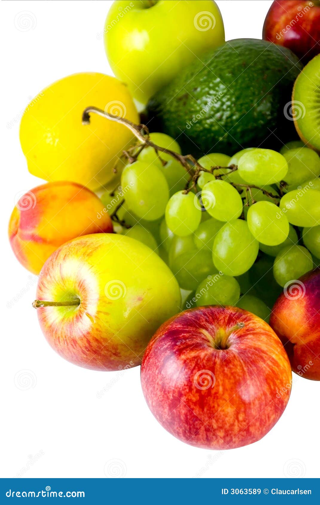 Frutas isoladas imagem de stock. Imagem de amarelo, isolado - 3063589