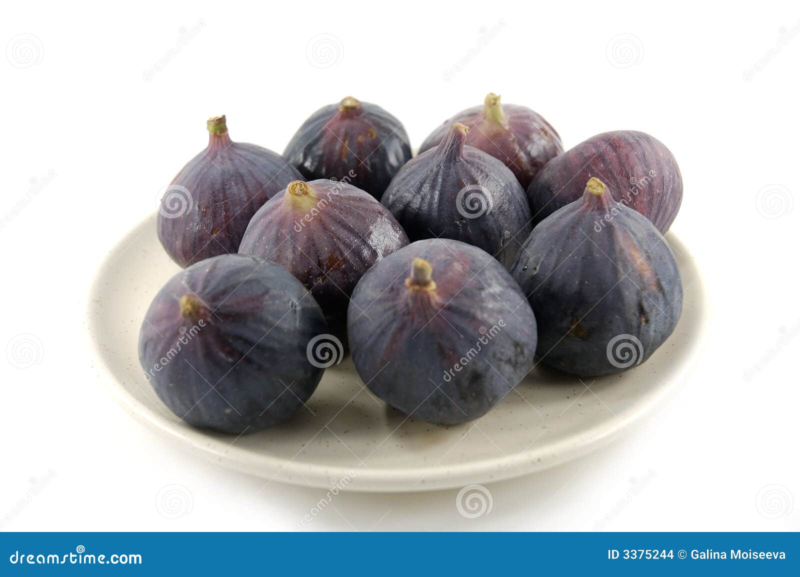 Frutas Maduras De Un Higo En Blanco Foto de archivo - Imagen de cierre ...