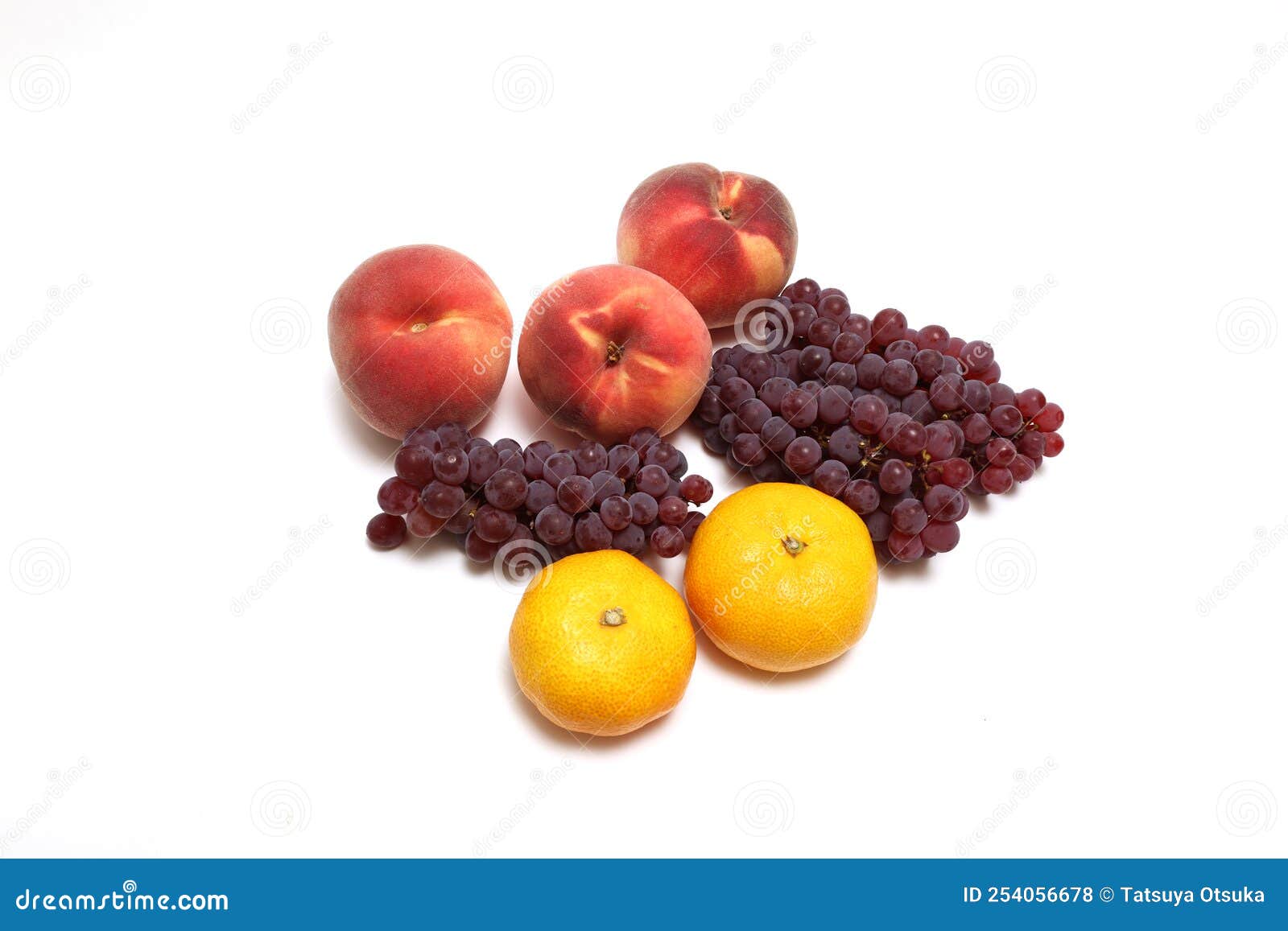 Frutas Variadas Aisladas En Un Fondo Blanco. Foto de archivo - Imagen ...