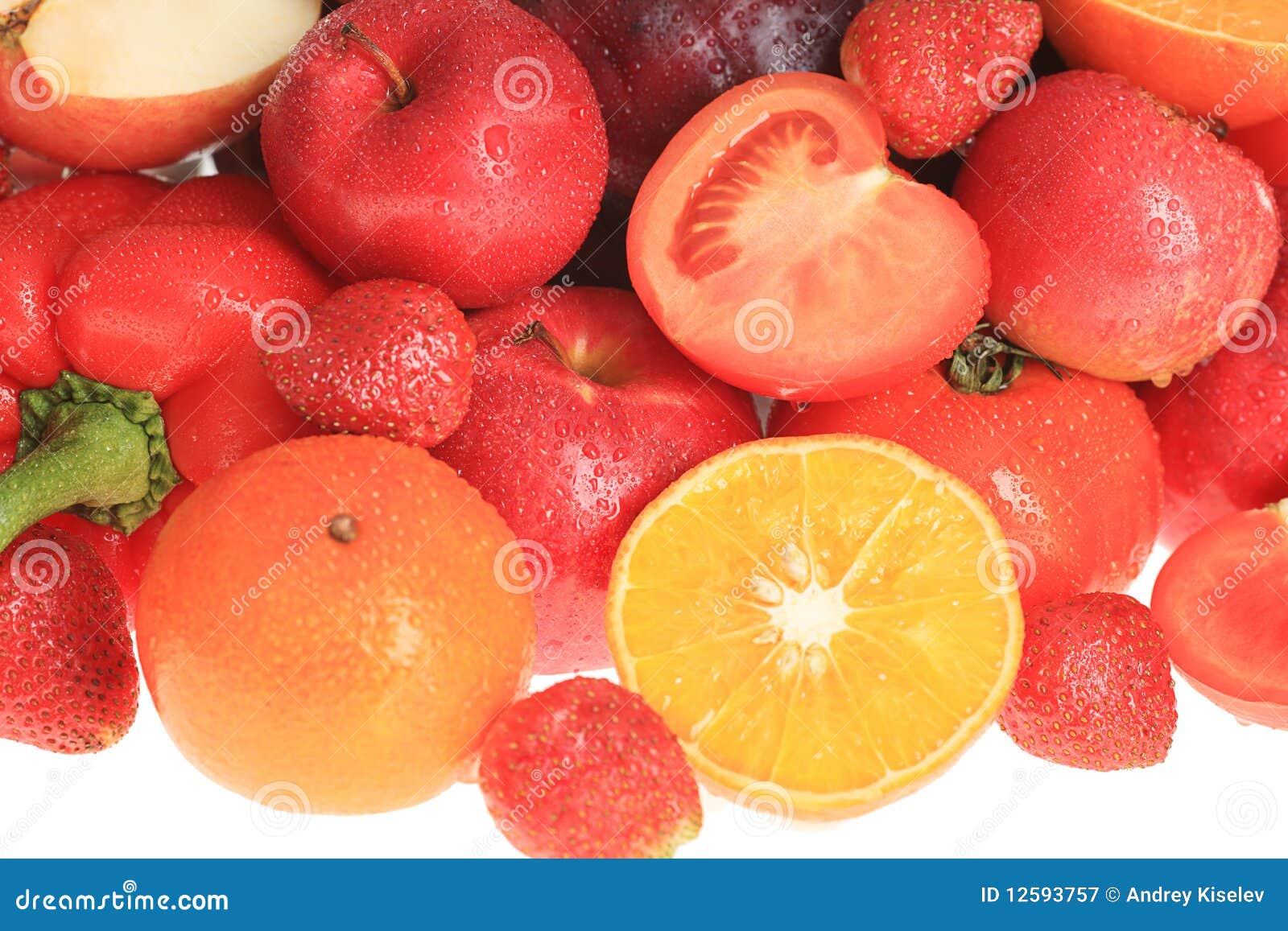 Frutas y verdura rojas imagen de archivo. Imagen de gordo - 12593757