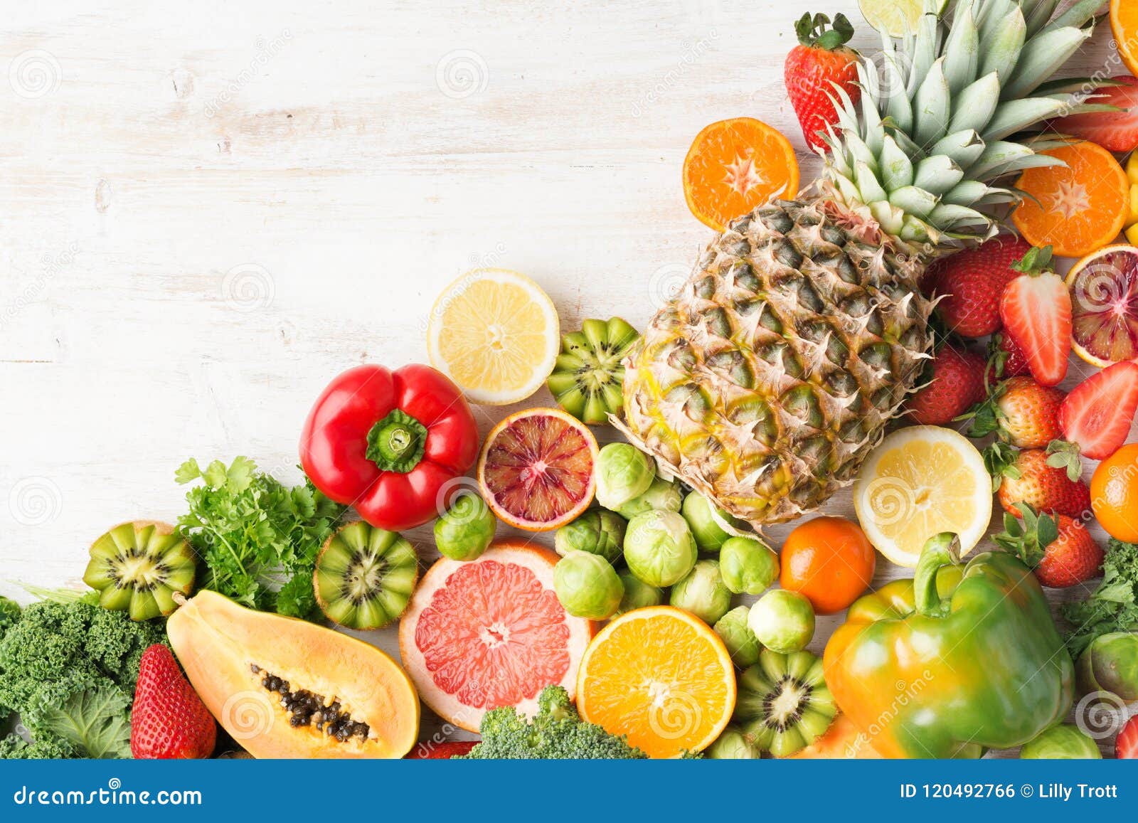 Frutas Y Verduras De La Vitamina C Foto de archivo - Imagen de crudo ...