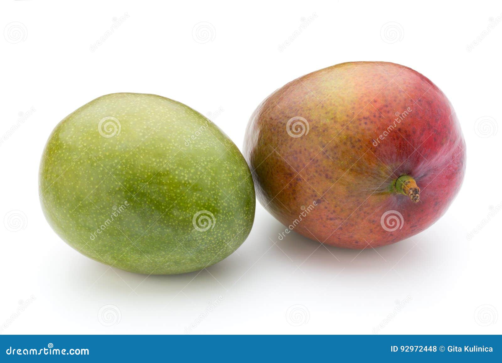 Fruto Da Manga Isolado No Fundo Branco Foto de Stock - Imagem de ...