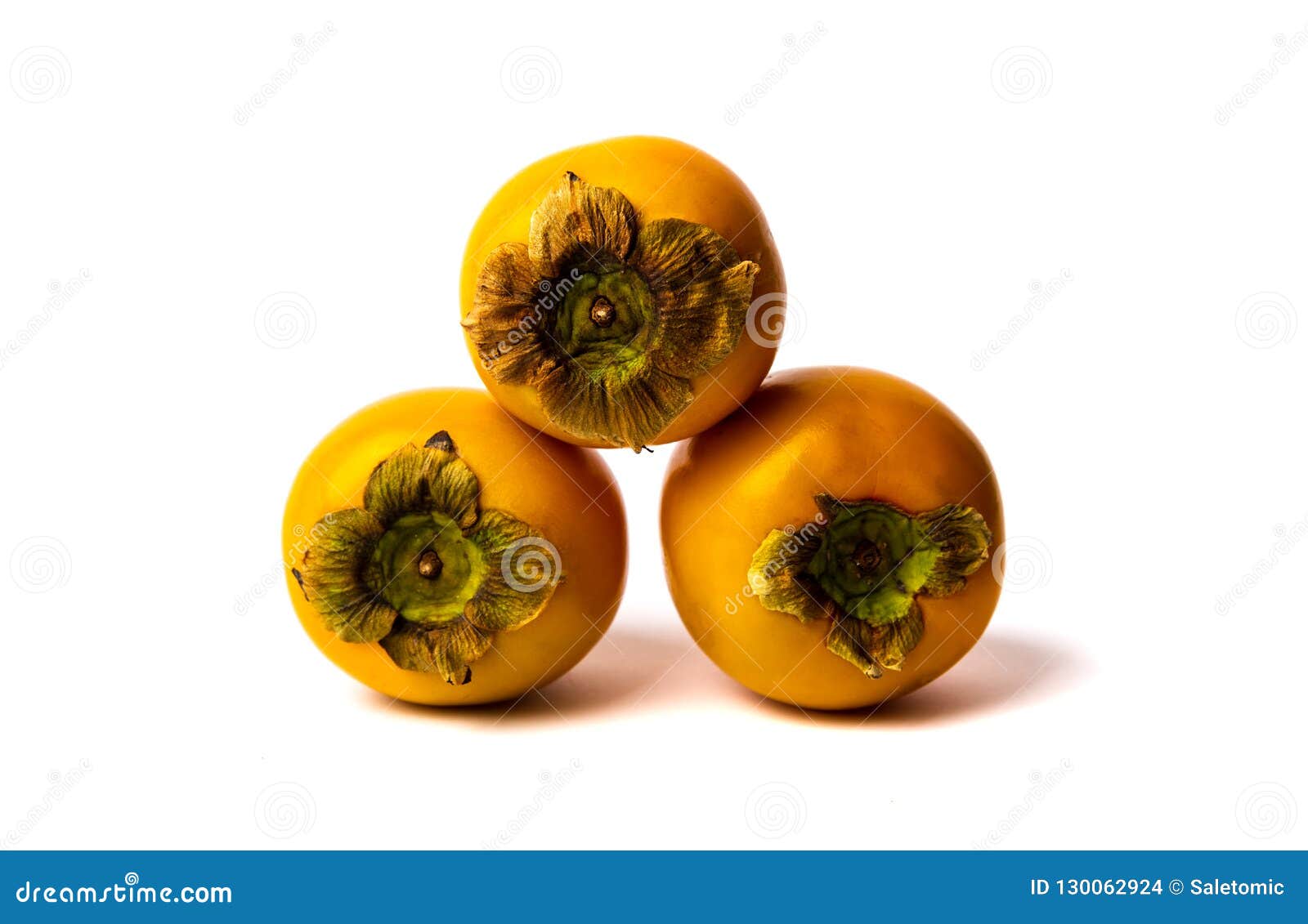 Fruto Do Caqui Do Caqui Isolado No Branco Foto de Stock - Imagem de ...